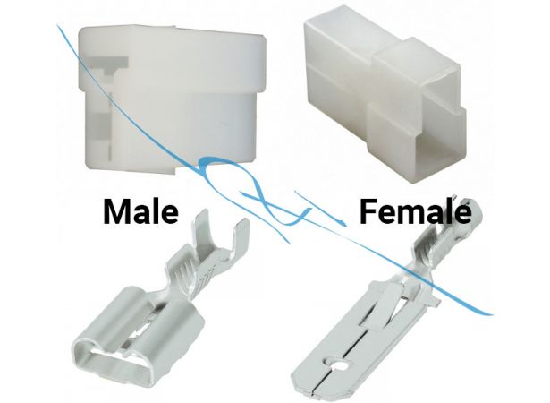 Which faston connector for amplifier