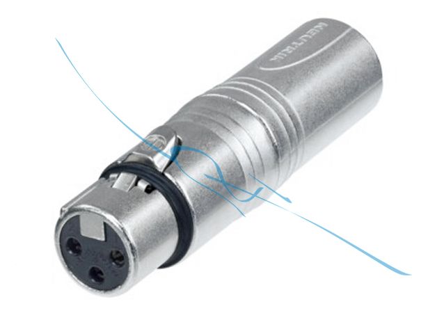 Neutrik-XLR-adapter-female-male-NA3FM | Glider Pilot Shop